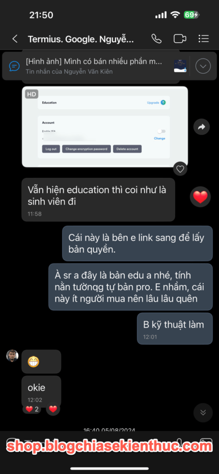 Nâng cấp Termius Pro giá rẻ, chính chủ năm 2025