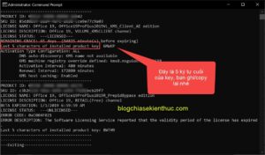 Cách xóa key Office 2021/2019 để thay key bản quyền mới