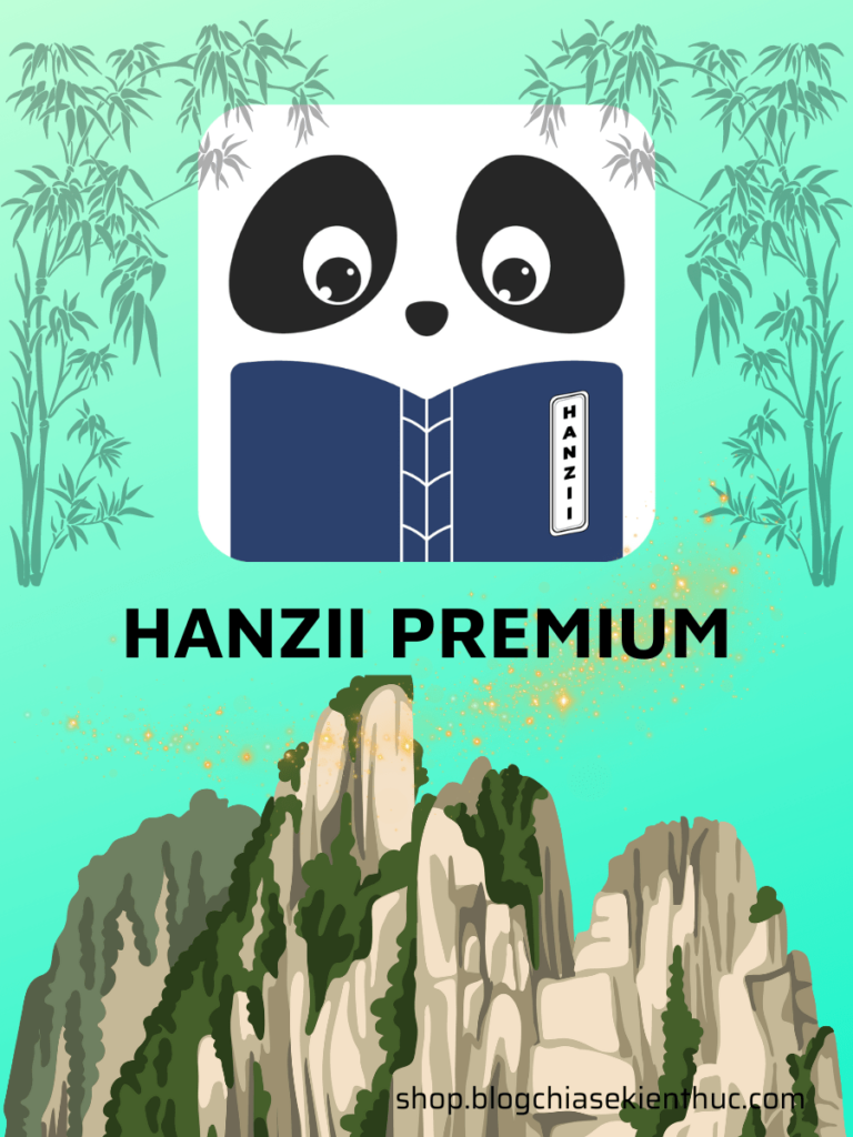 Mua Hanzii Premium giá rẻ (từ điển Trung-Việt, Trung-Anh)