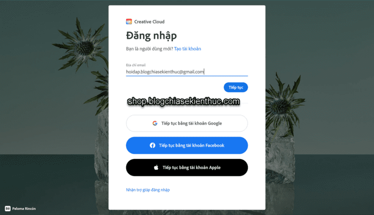 Cách kích hoạt Adobe Creative Cloud All Apps bằng Redeem code