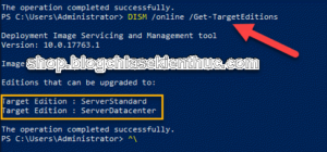 Chuyển Windows Server Evaluation sang bản Standard, Datacenter