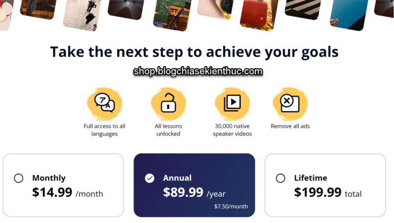 Nâng cấp Memrise Pro giá rẻ, chính chủ năm 2026