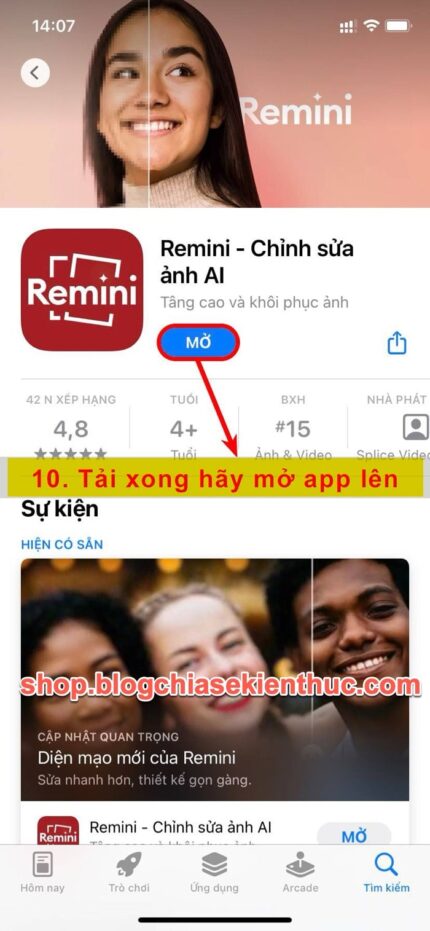 Hướng dẫn tải & cài đặt bản Remini Pro trên iPhone/iPad