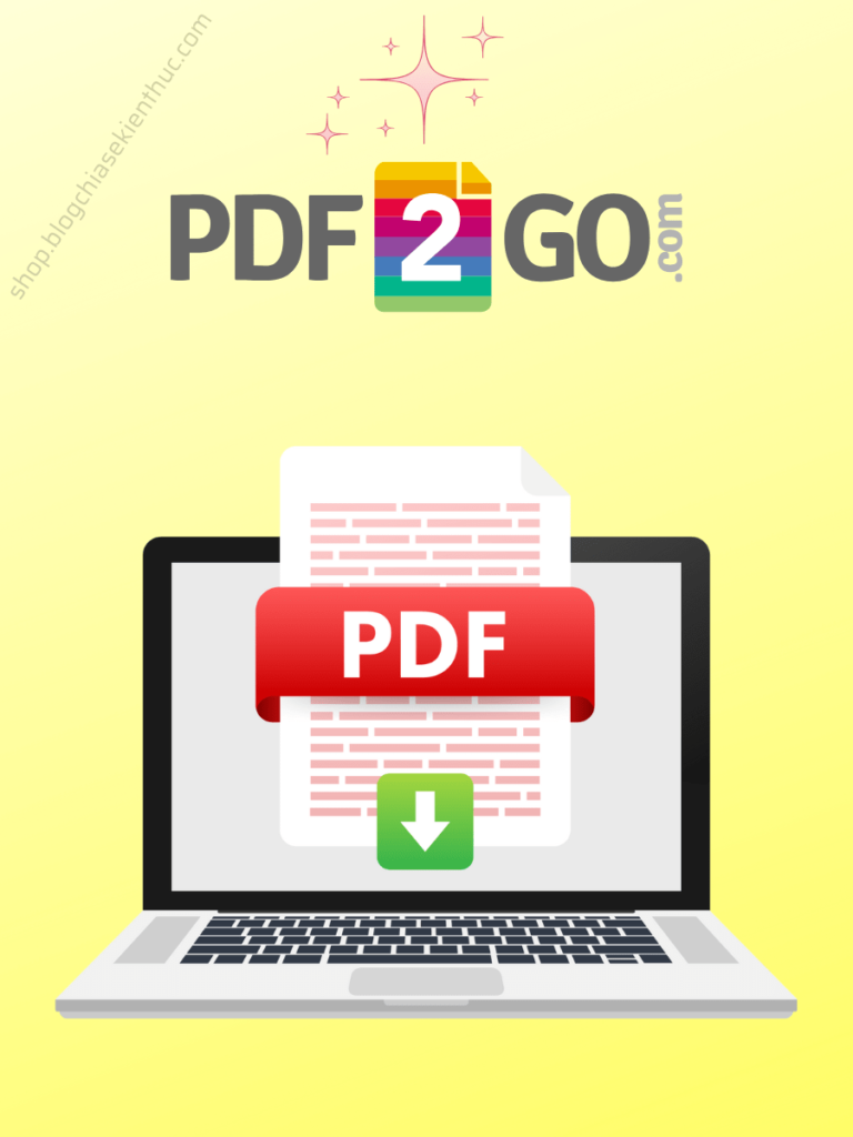 Mua tài khoản PDF2Go giá rẻ (xử lý file PDF)