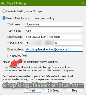 Cách cài đặt Mathtype và tích hợp vào Word, Excel..