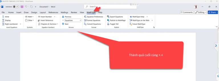 Cách cài đặt Mathtype và tích hợp vào Word, Excel..